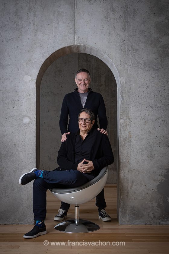 Portrait: Yves Jacques et Robert Lepage - Francis Vachon - Photographe ...
